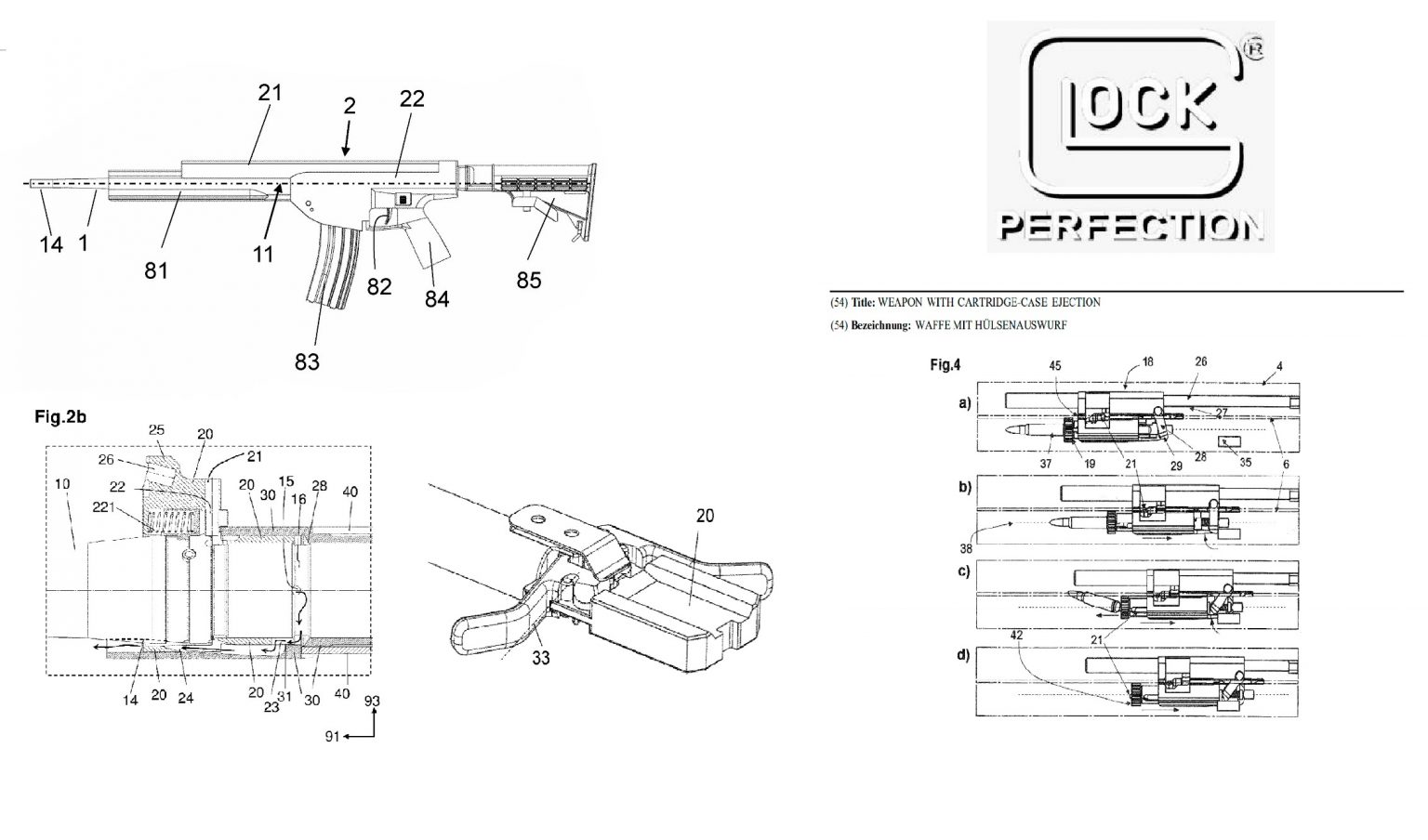 Glock Carbine - érdekes szabadalmak - KaliberInfo
