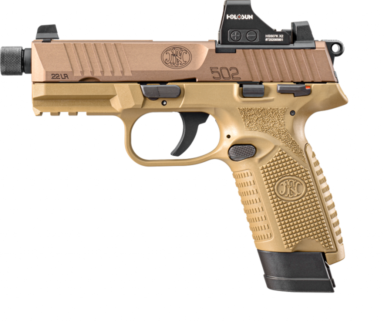 FN502 Tactical .22 LR pisztoly - KaliberInfo